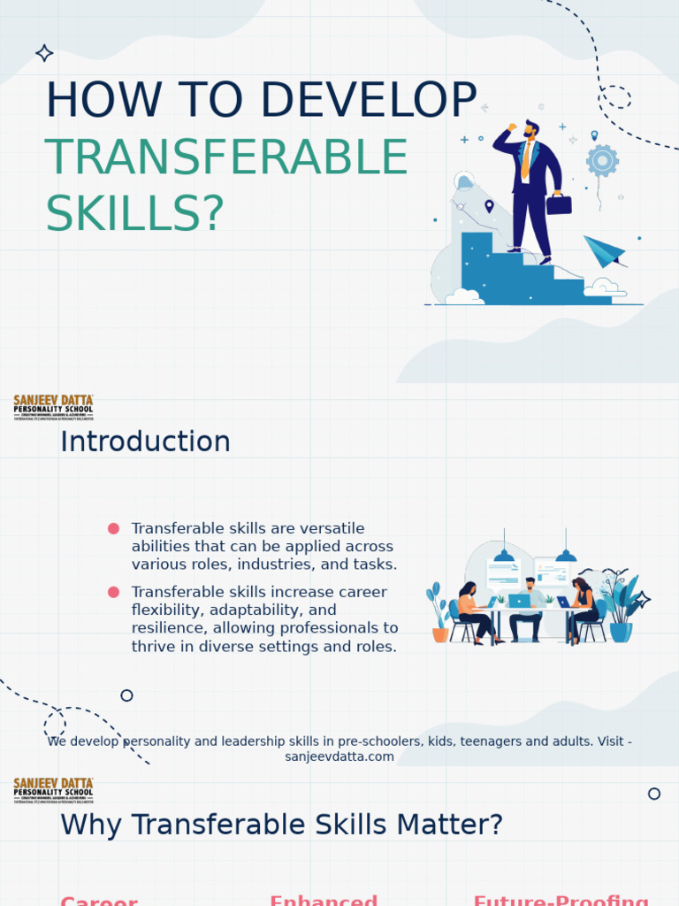 How To Develop Transferable Skills? | PDF | Leadership | Skill