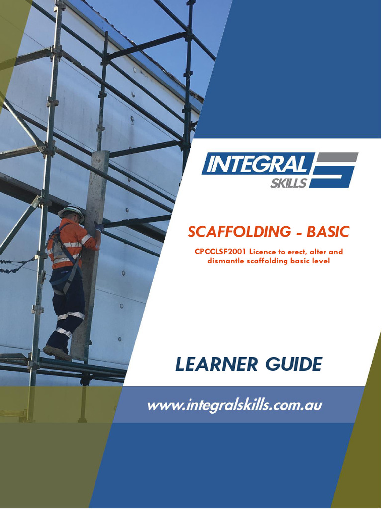 CPCCLSF2001 Learner Guide Basic Scaffold | PDF | Scaffolding ...
