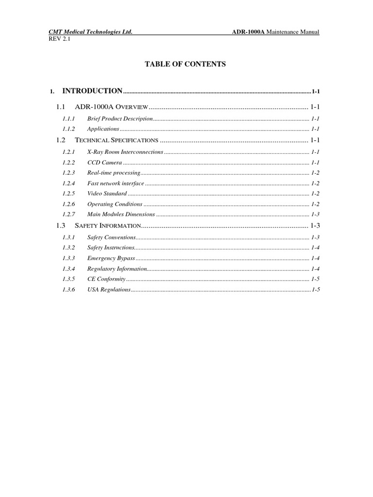 Chapter 1 - Introduction Rev2.1 | PDF | Medical Device | Pixel