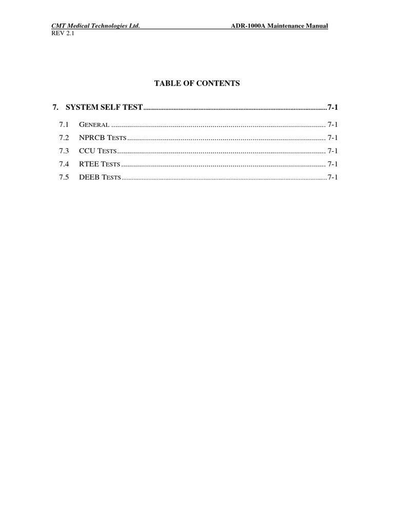 Chapter 7 - System Self Test Rev2.1 | PDF | Computing | Computer ...