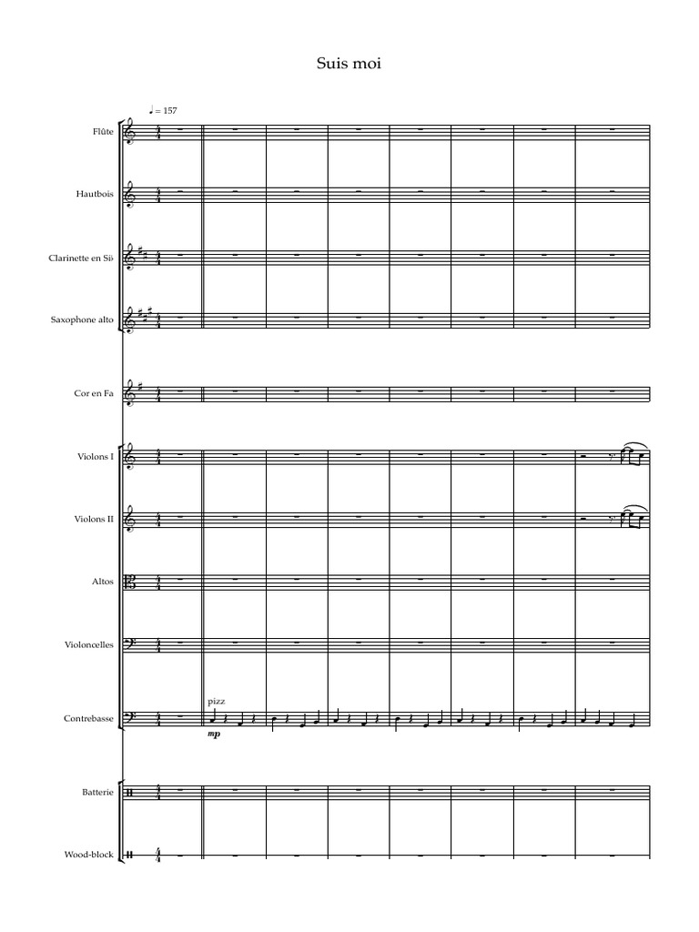 Suis Moi - Full Score | PDF