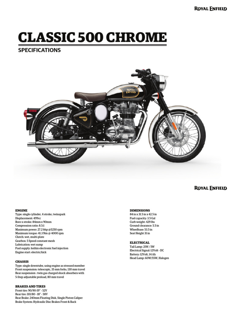 Shineray Storm 250 Specifications | PDF