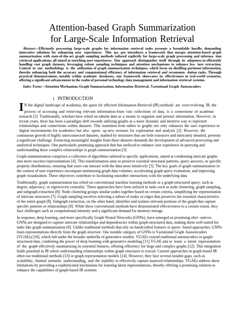 2 Attention Based Graph Summarization For Large - Compressed | PDF | Artificial Neural Network ...