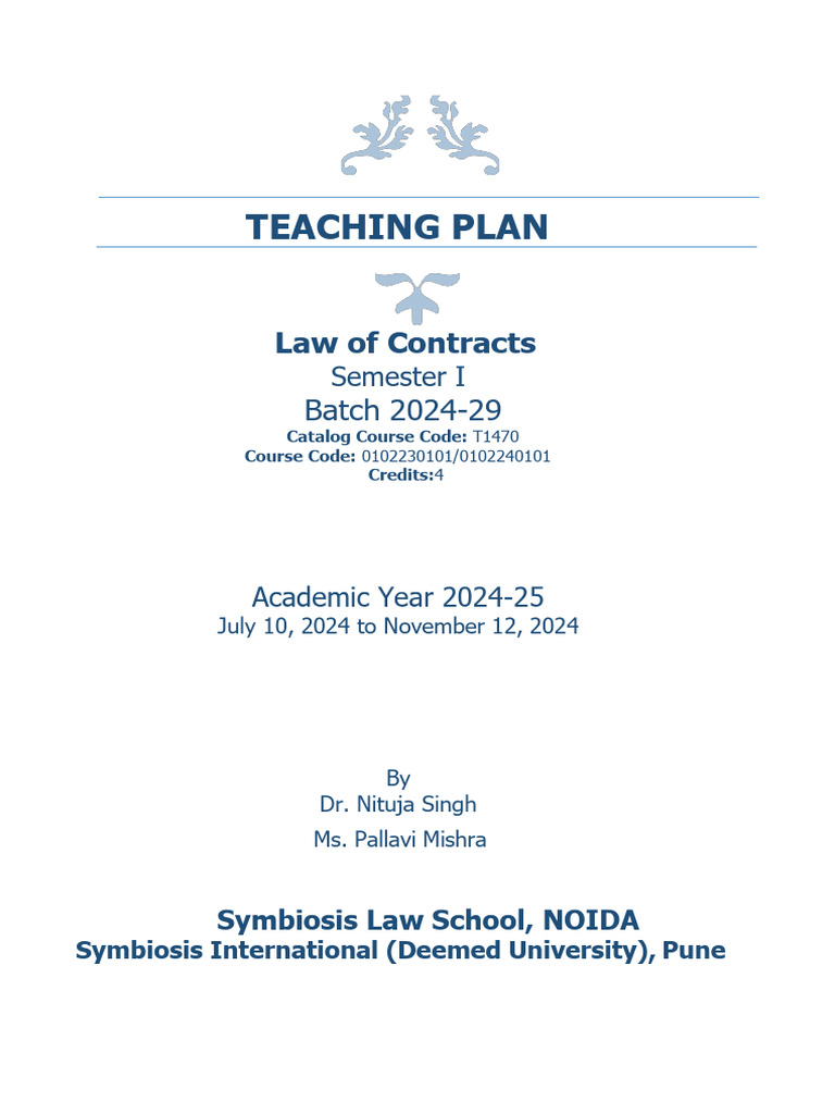 TP - Law of Contracts | PDF | Turnitin | Critical Thinking