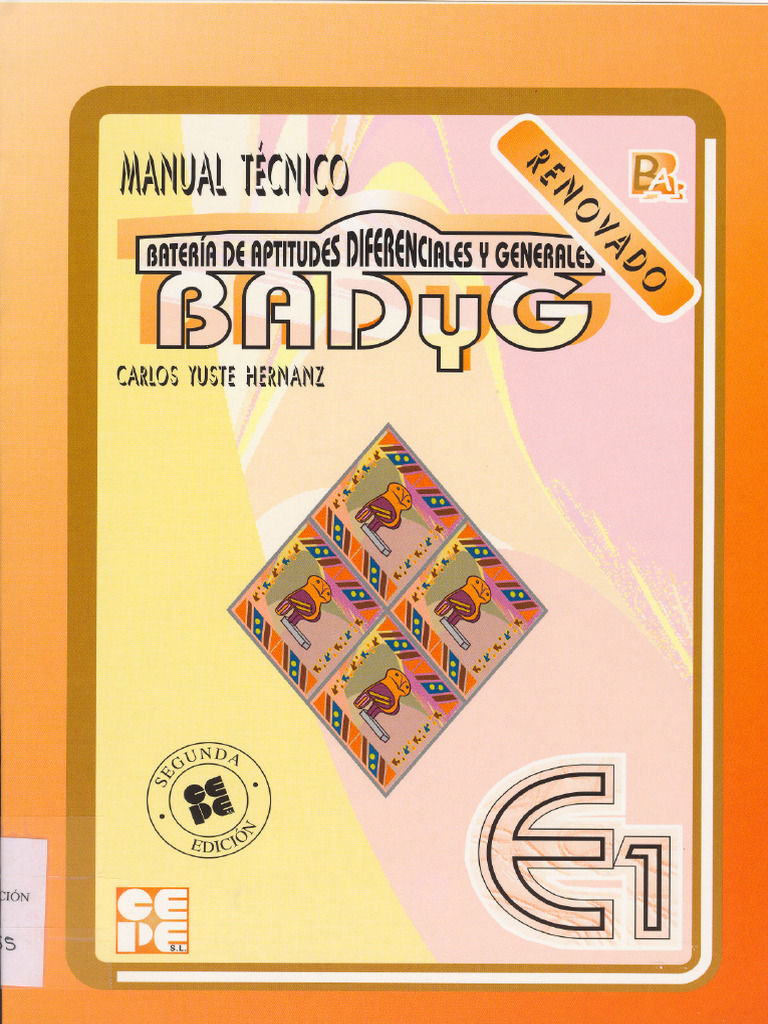 MANUAL BADyG E1 | PDF