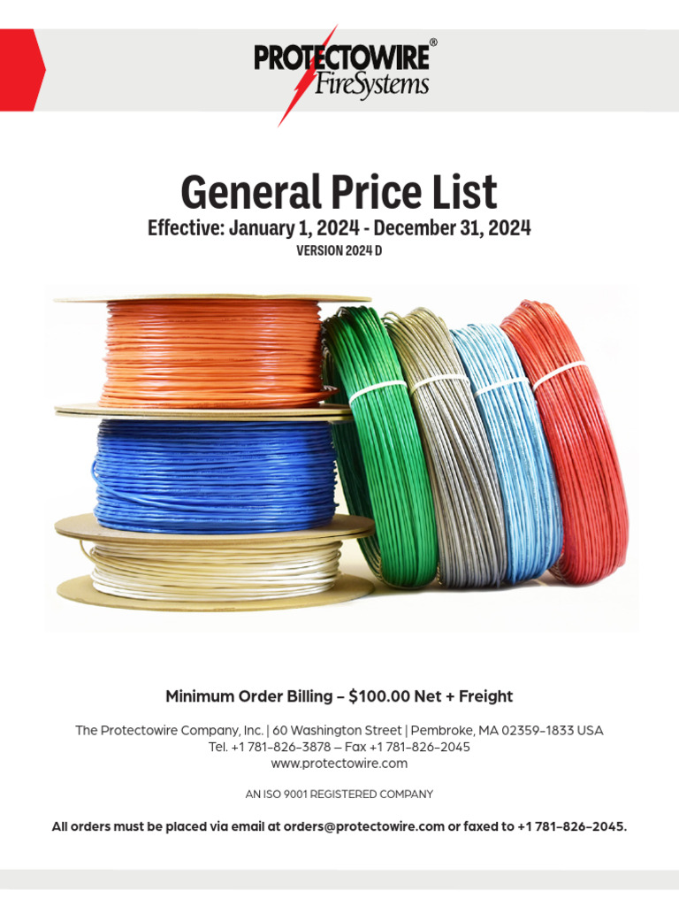 PHSC Series Price List 2024D | PDF | Manufactured Goods