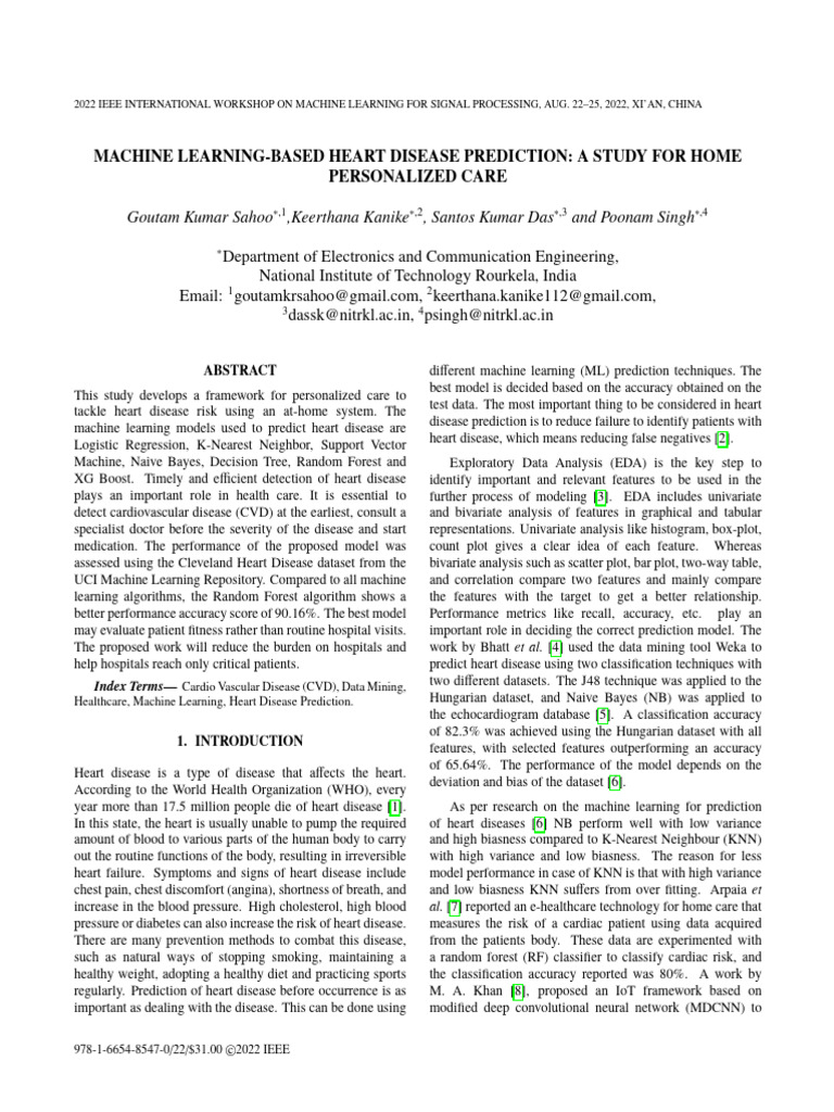 Heart Disease | PDF | Machine Learning | Accuracy And Precision