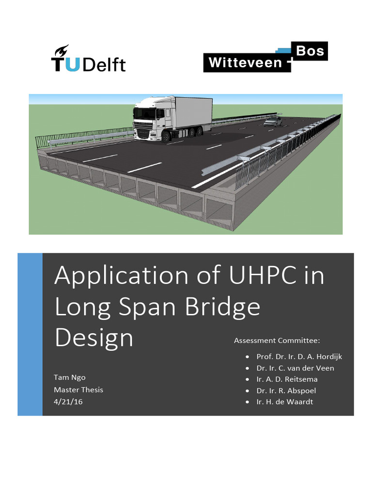 Application of UHPC in Long Span Bridge Design | PDF | Deformation ...