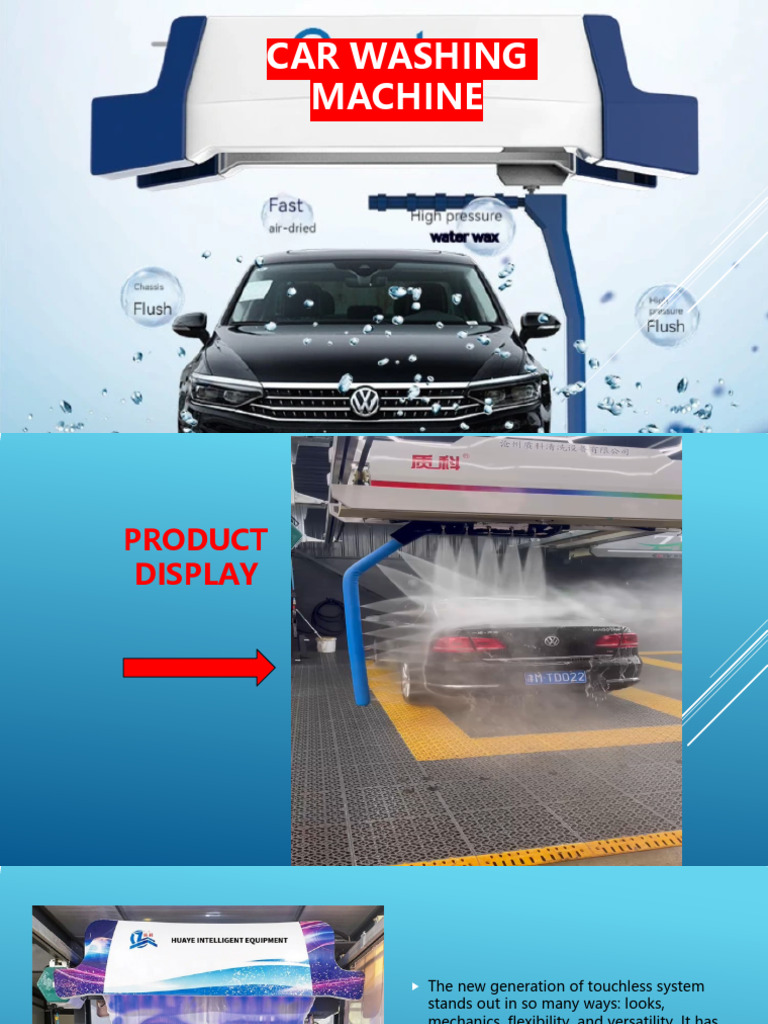 Touchless Car Washing Machine Overview | PDF | Business