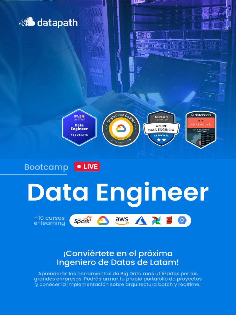 Bootcamp DATA ENGINEER | PDF | Mi sql | Computación en la nube