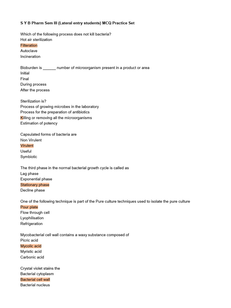 Understanding Sterilization Processes | PDF | Bacteria | Sterilization (Microbiology)