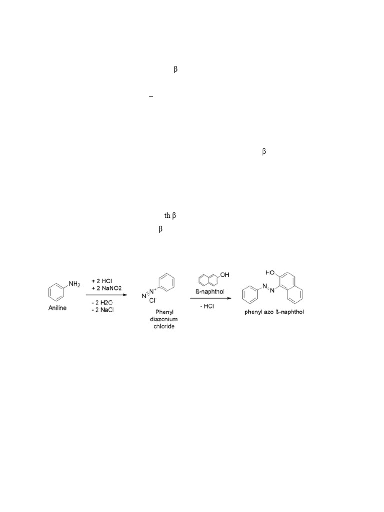 Synthesis of Phenyl-Azo-β-Naphthol | PDF | Sodium Hydroxide | Molecules