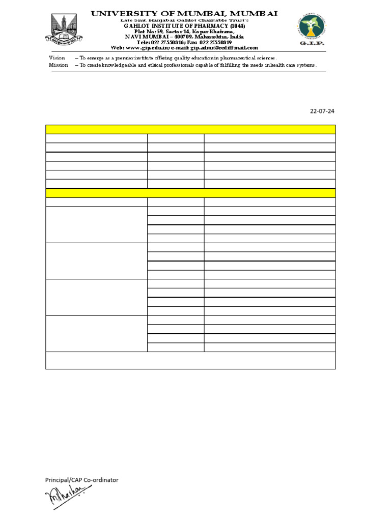 Updated Sem-3 Second Periodic Examination Timetable SH-2024 | PDF ...