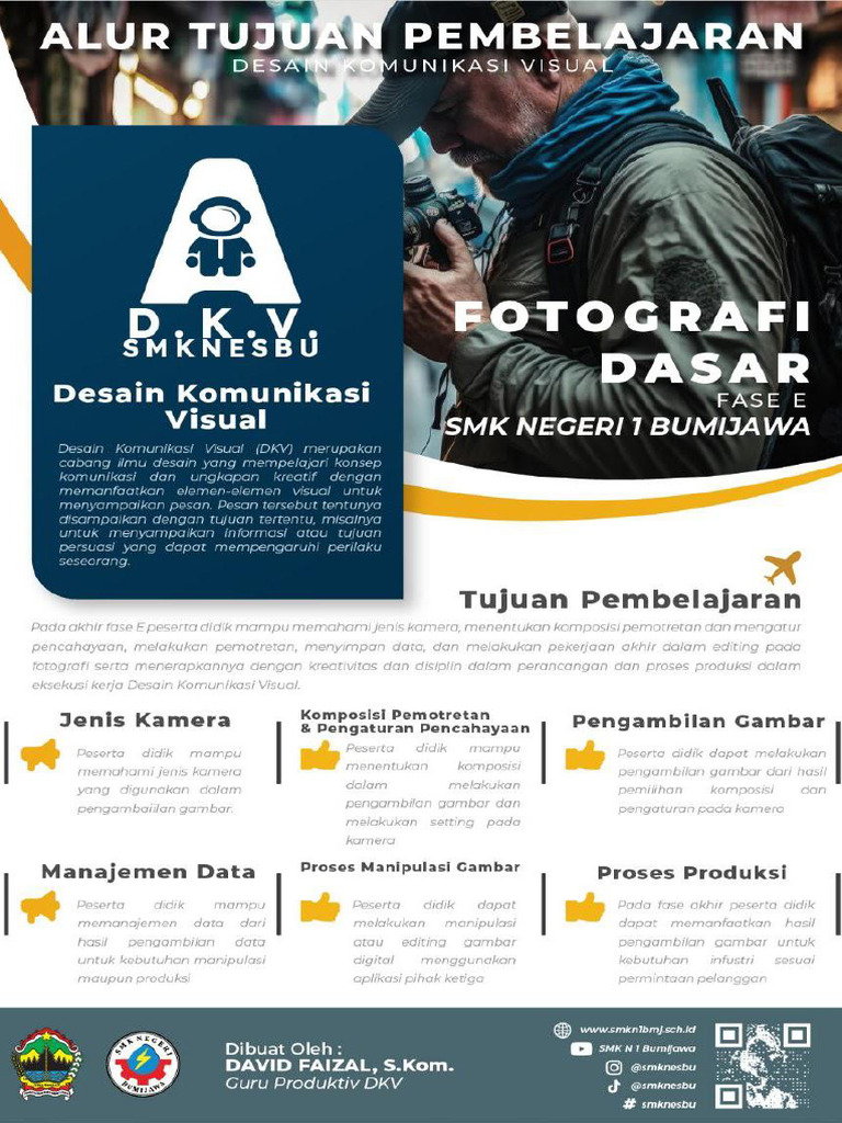 CP & Atp - Fotografi Dasar - Kelas X DKV Fase e SMK | PDF