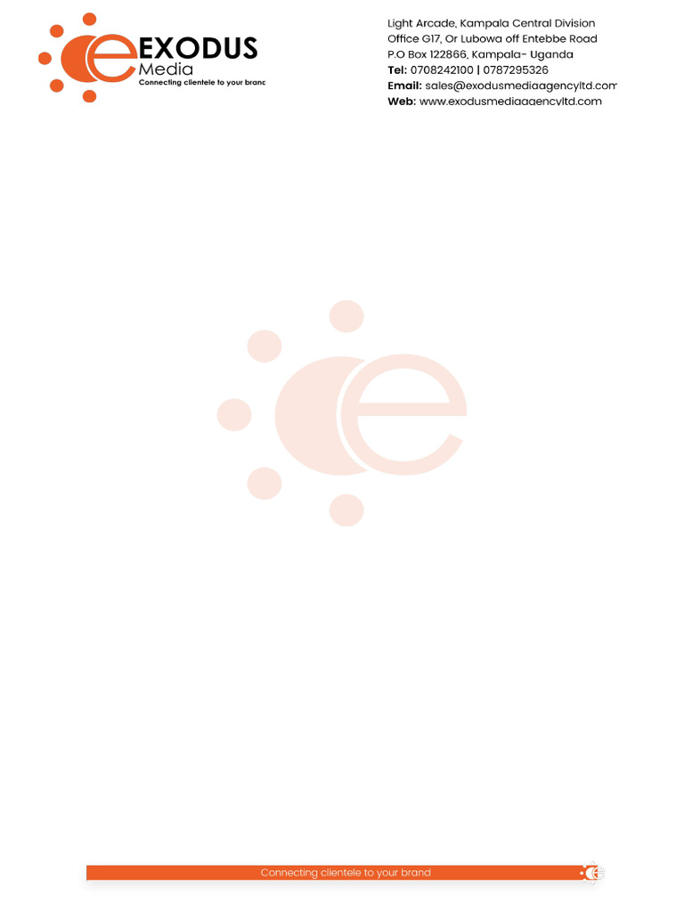 EXODUS MEDIA Letter Head | PDF