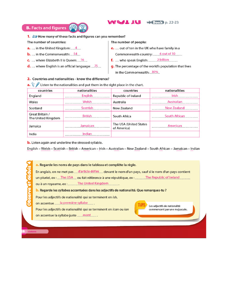 English Speaking World Correction | PDF