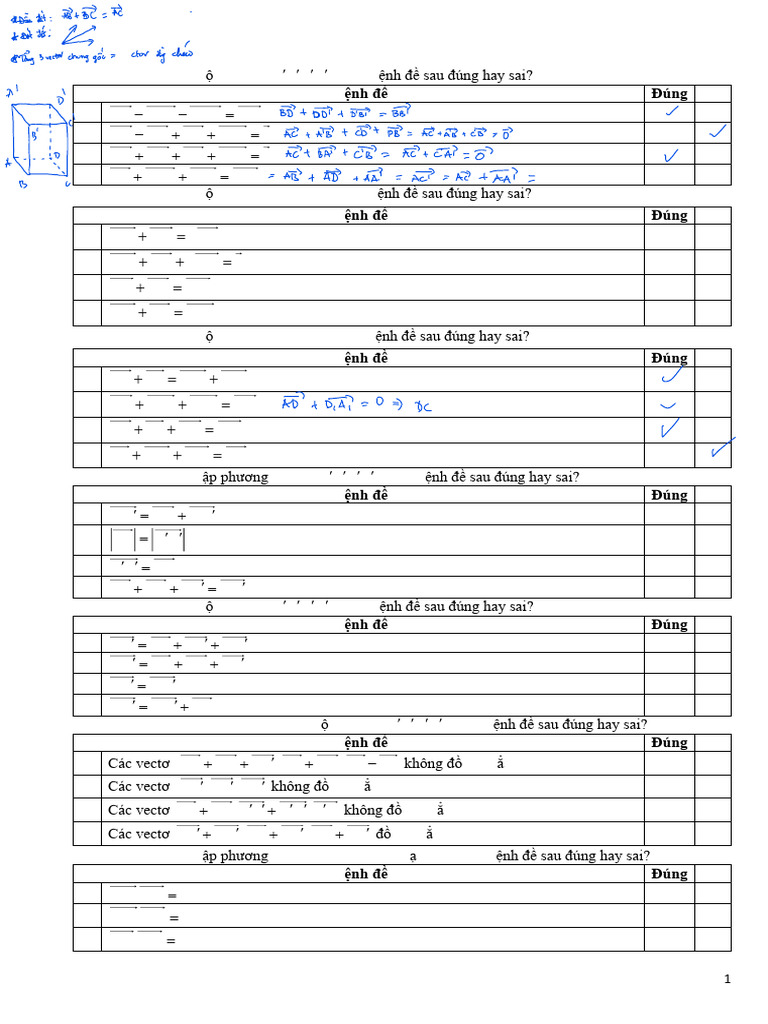Vecto Trong Khong Gian | PDF
