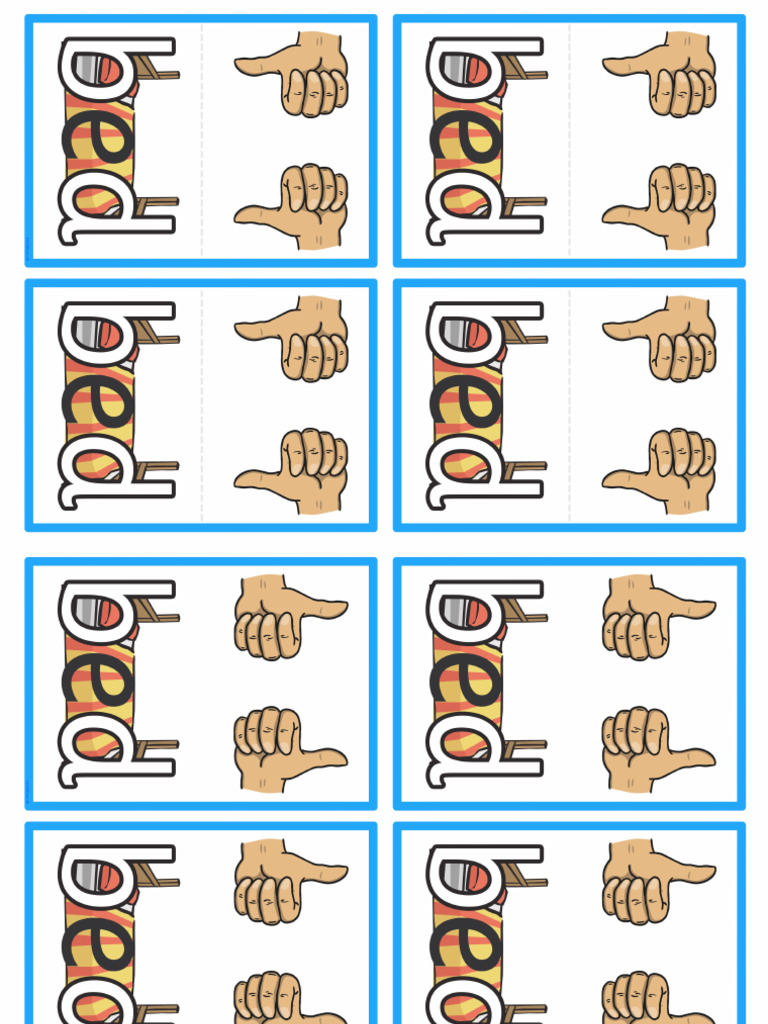 T L 5467 B and D Confusion Table Card | PDF