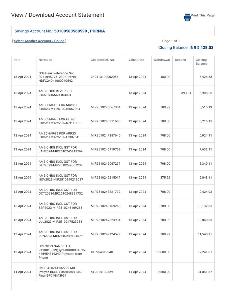 Welcome To HDFC Bank NetBanking | PDF | Banking | Financial Services