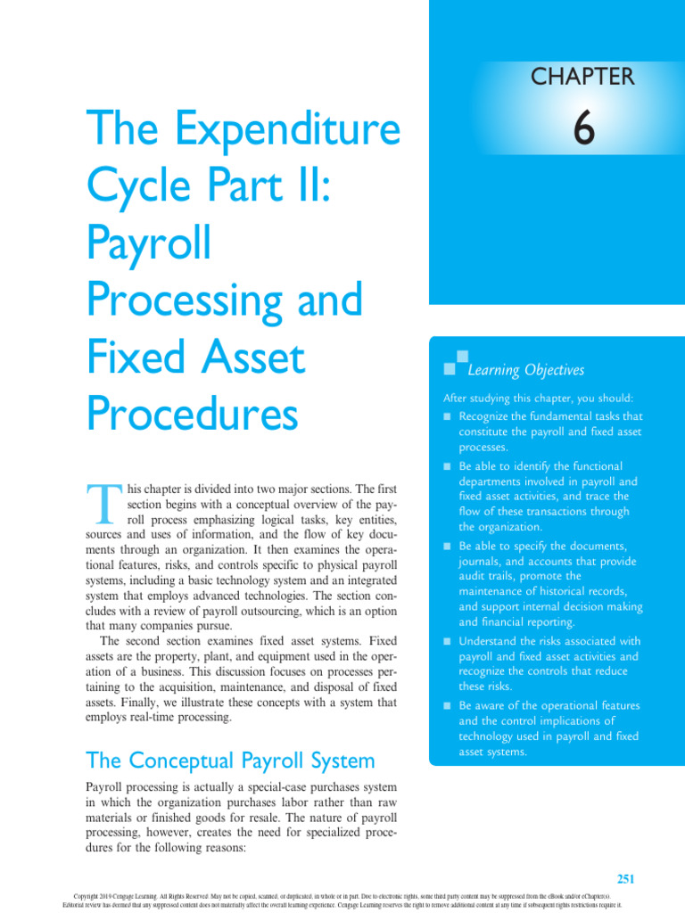 Chapter 6 Accounting Information Systems, 10e | PDF | Payroll | Paycheck
