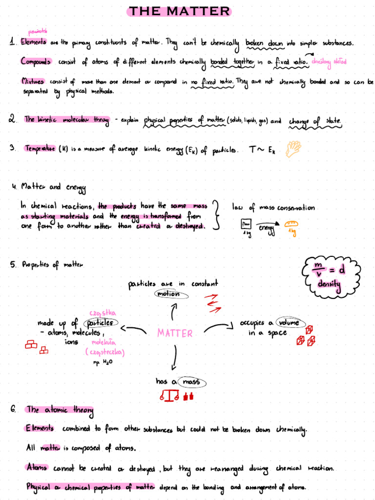 The Matter | PDF | Chemistry | Matter