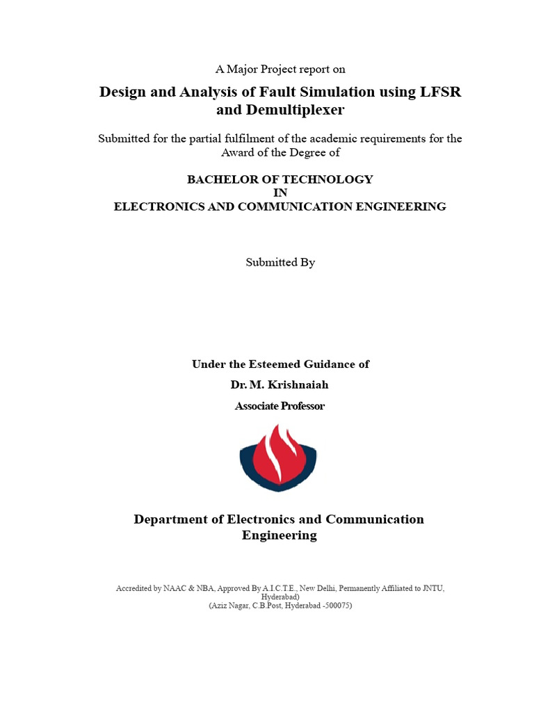 Major Project Report - Individual 3 | PDF | Hardware Description ...