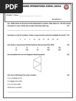 Grade 4 Mathematics Test Term 4 2022 | PDF | Volume | Mathematics