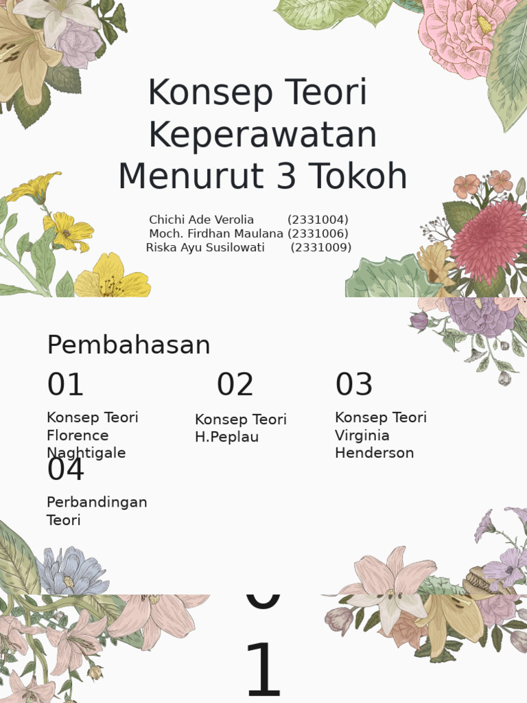 Teori Keprawatan Menurut 3 Tokh | PDF