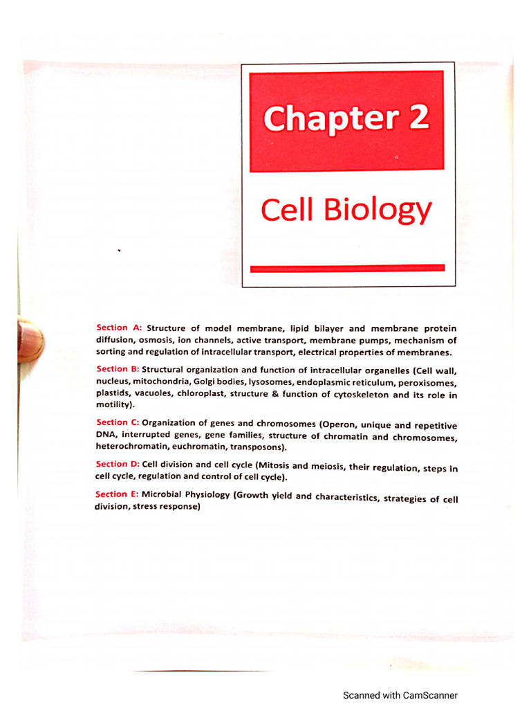 2 Cell Biology | PDF