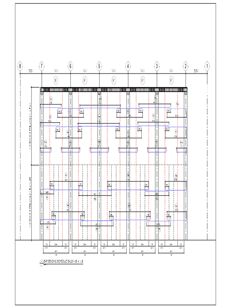 Bar Bending Schedule Balok Lantai 3 - Bind - r2 | PDF