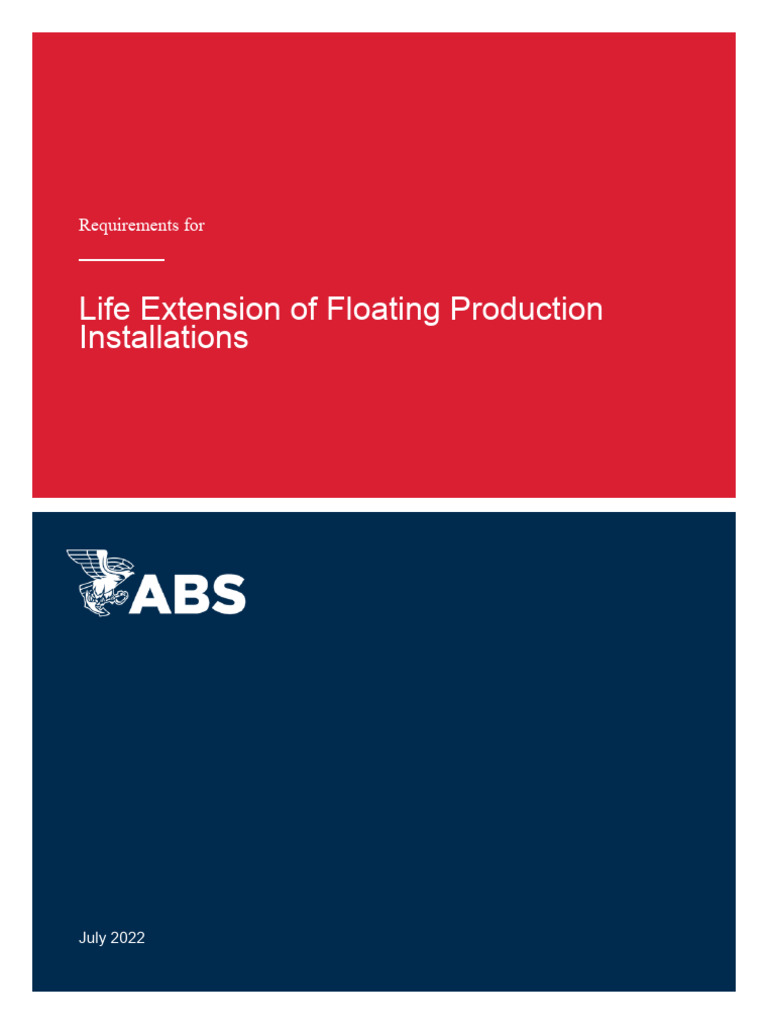Life Extension of Floating Production Installations | PDF | Fatigue ...