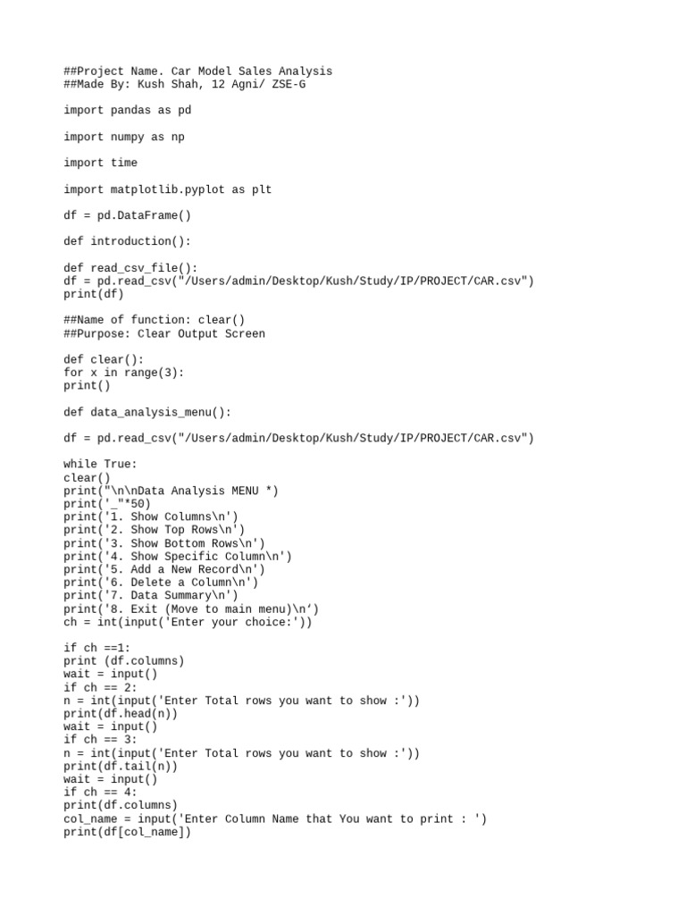 Informatics Practices Information Practices Project Ip Project Class 12-4-2048 | PDF