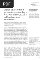 ICCMS and ICDAS Caries Management Guide | PDF | Human Tooth | Tooth Enamel