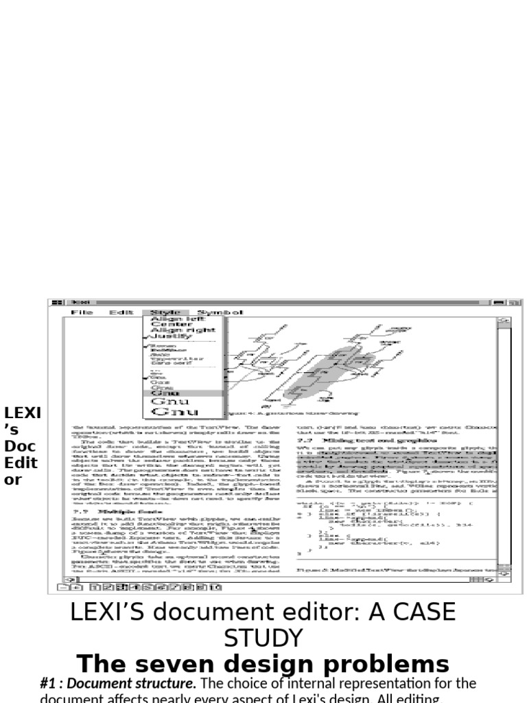 Lexi Document Editor Design Study | PDF | Window (Computing) | Document