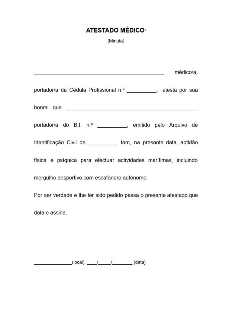 Modelos de Atestados Médicos2 | PDF