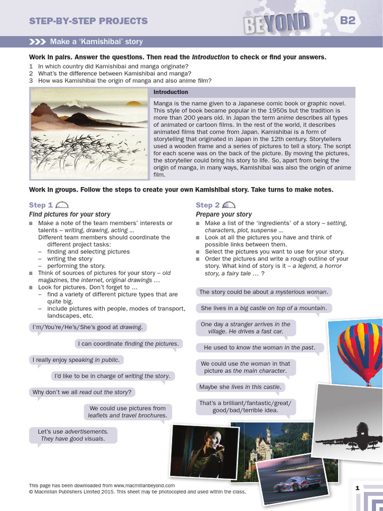 Beyond B2 Projects | PDF | Manga