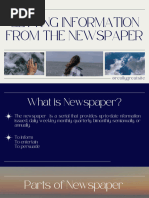 Parts of News Papers and Its Meaning | PDF | Newspapers | News