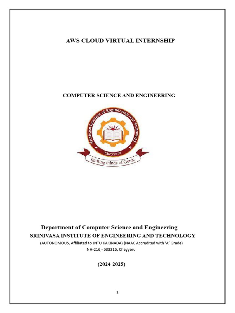 Sanjay Intern | PDF | Cloud Computing | Amazon Web Services