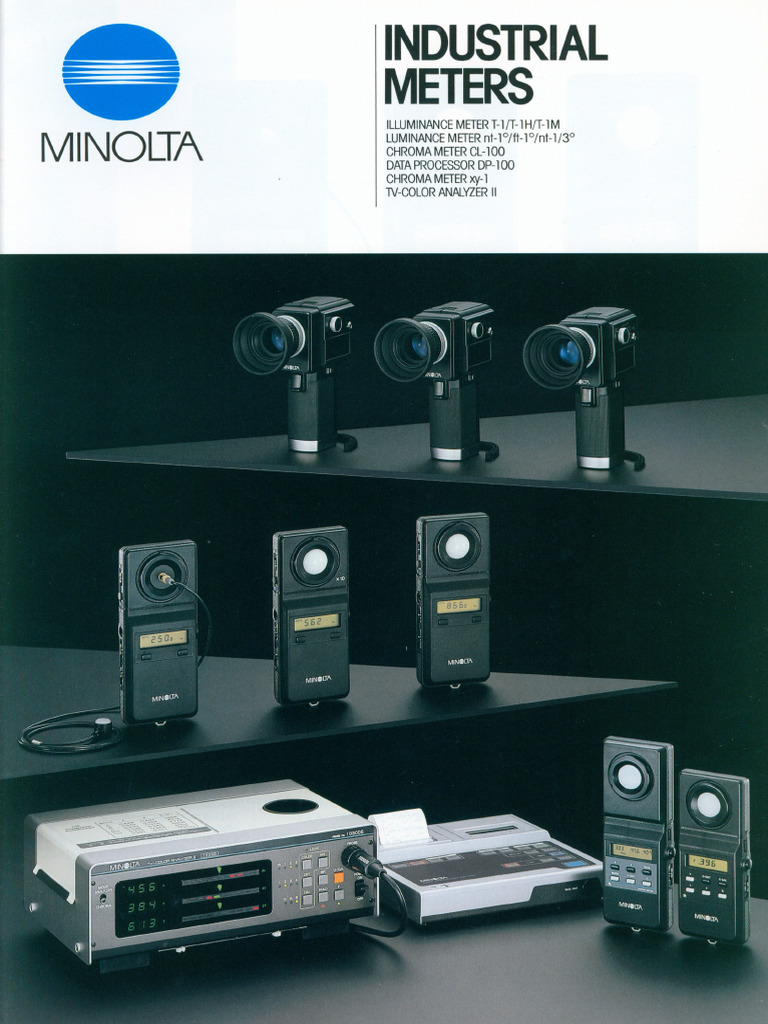 Minolta Industrial Light Meters | PDF | Light | Vision