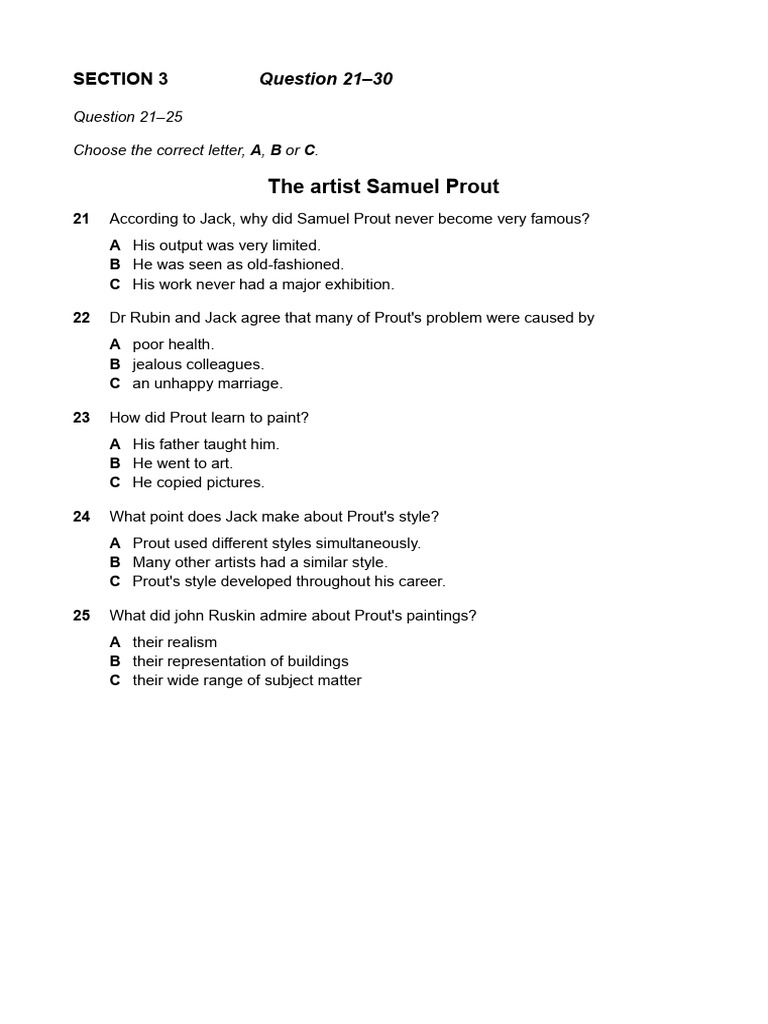 PART 3 - The Artist Samuel Prout | PDF