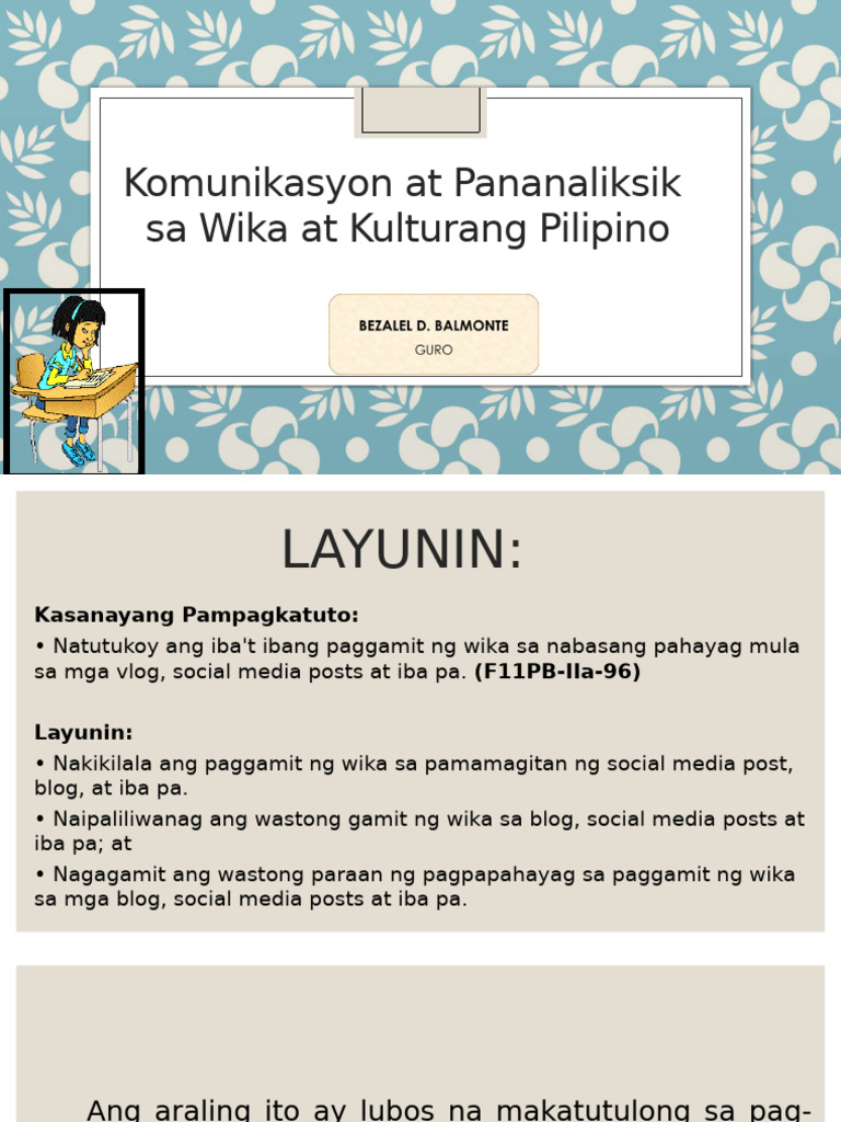 Kom Pan Aralin 2 Q2 | PDF