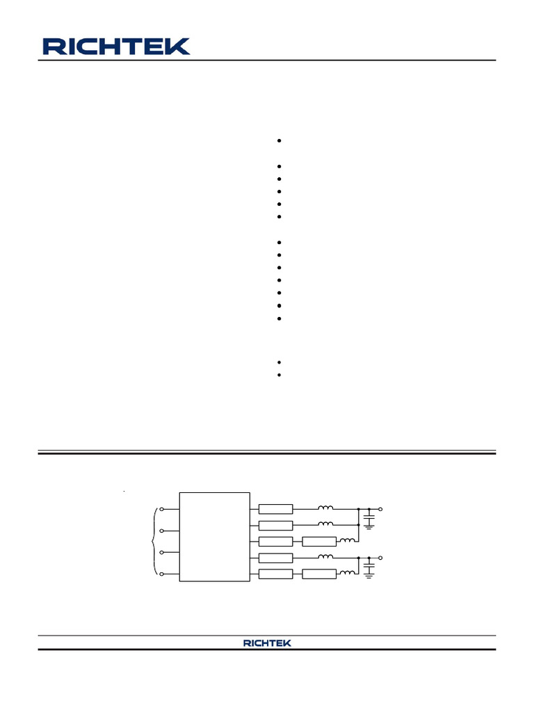 RT3663BC RichTek | PDF | Manufactured Goods | Electricity
