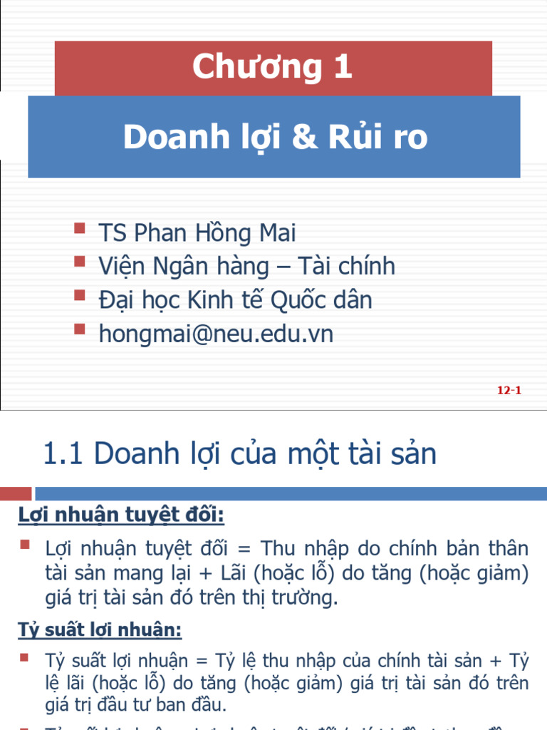Tong Hop Cong Thuc - Chuong 1 - DL - RR | PDF