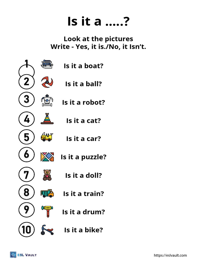 Is It A Toy Worksheet PDF | PDF