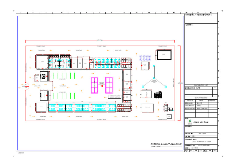 JNW Camp Overall Layout Plan 2023 | PDF