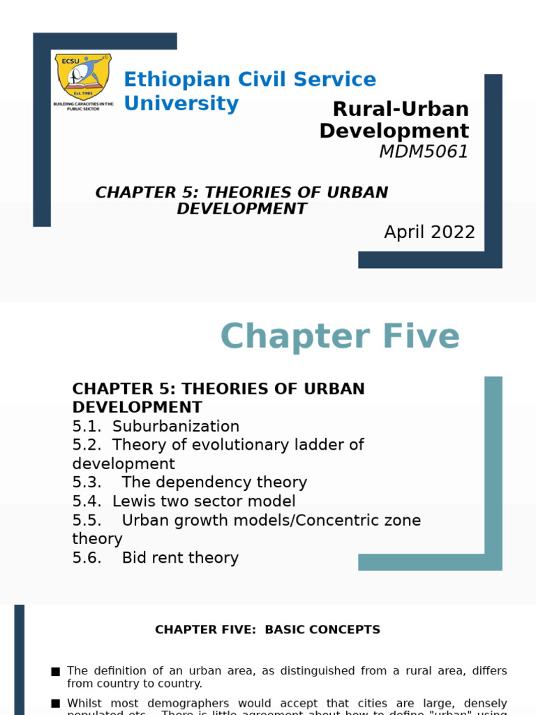 Urban Development Theories | PDF | Urban Sprawl | Economics