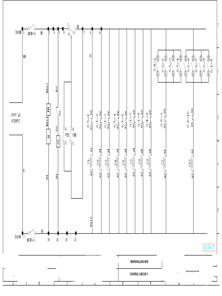 Transformer Fan Control Diagram | PDF