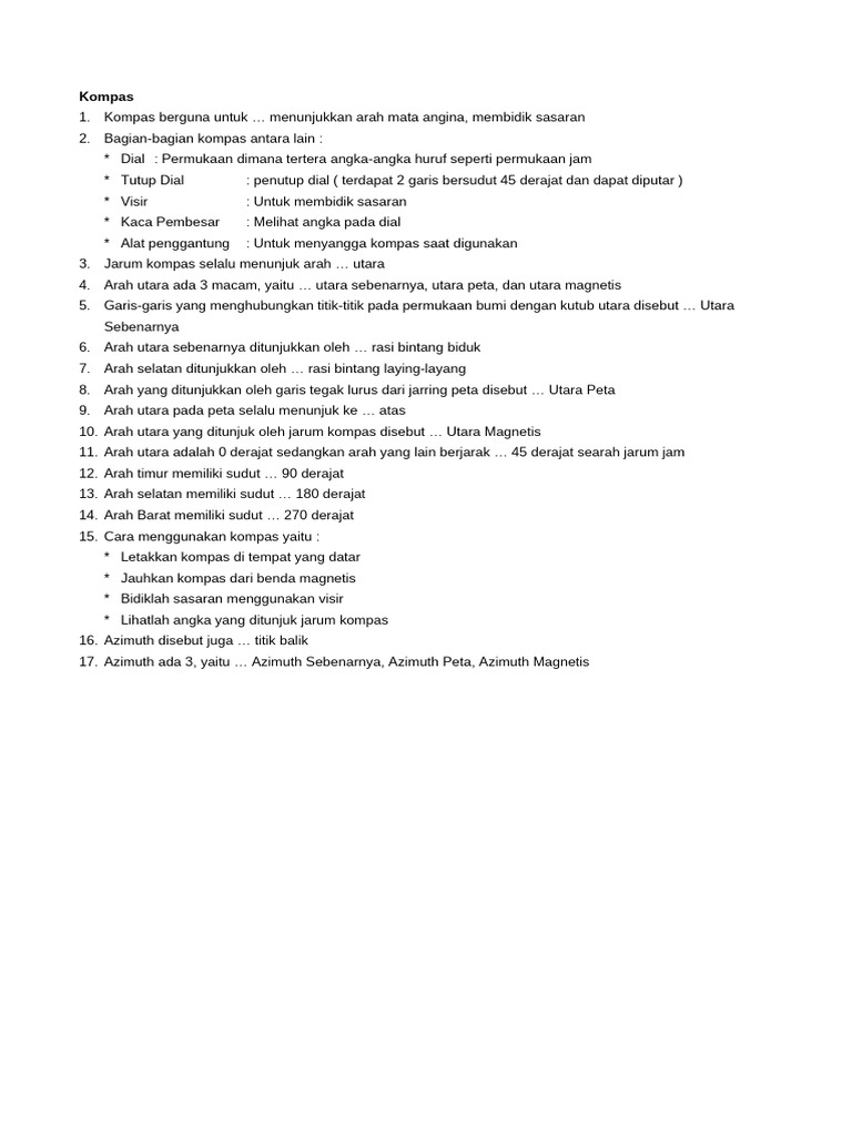 Kompas | PDF