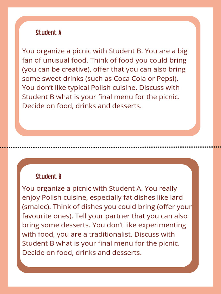Picnic Speaking | PDF
