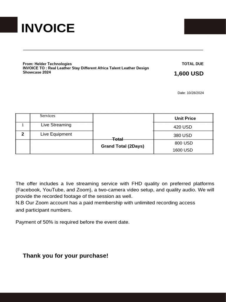 Performa Invoice | PDF